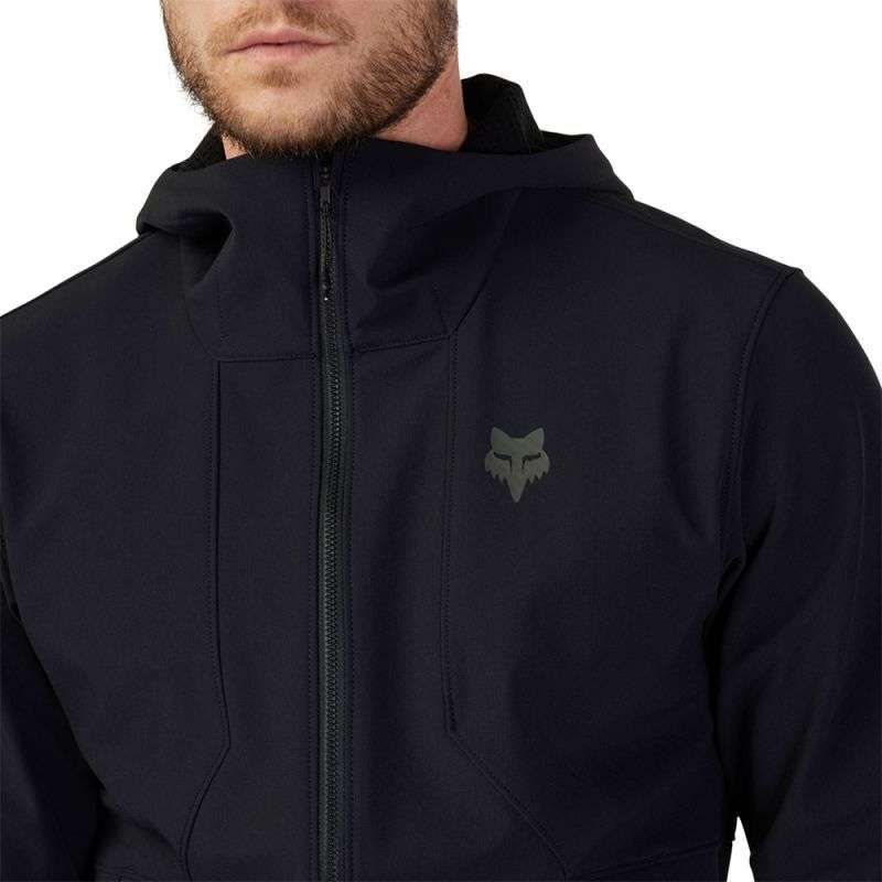 Fox Ranger Fire Hoodie Black | Bike-Store
